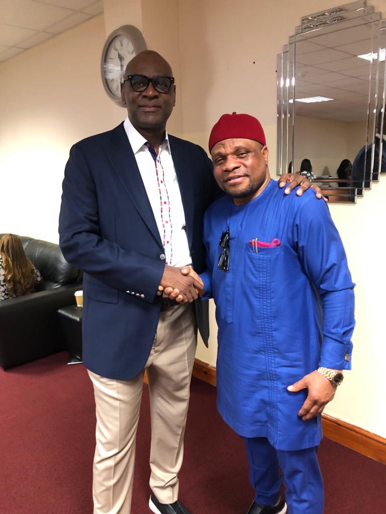 THE PRESIDENT OF ABIA STATE INDIGENES IN DIASPORA UK, MAZI AZU, MEETS ...