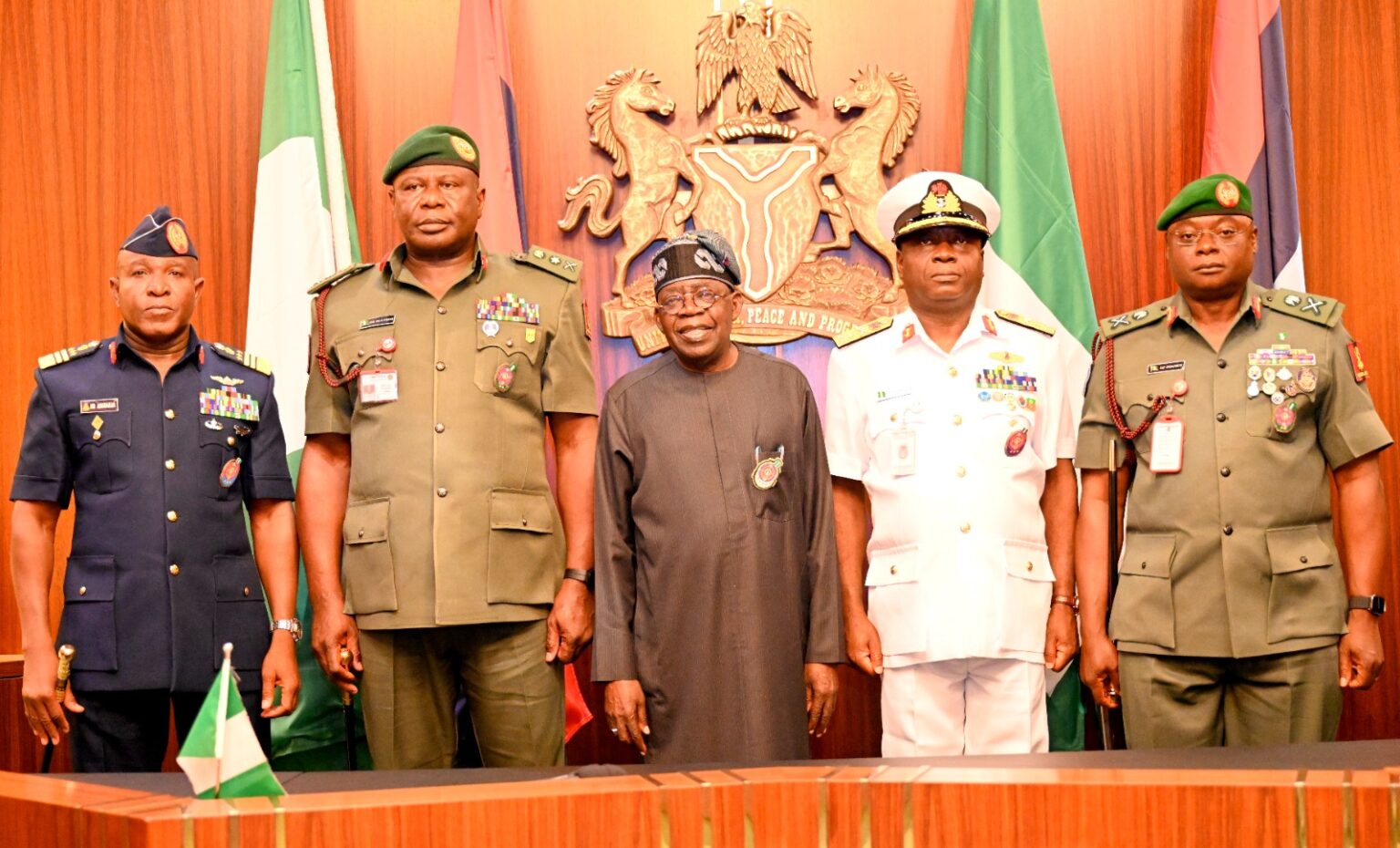 PRESIDENT TINUBU DECORATES ACTING ARMY CHIEF OLUYEDE WITH NEW RANK ...